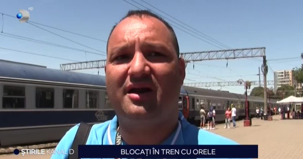 VIDEO Blocați în tren cu orele. Care au fost cauzele - Stirile Kanal D