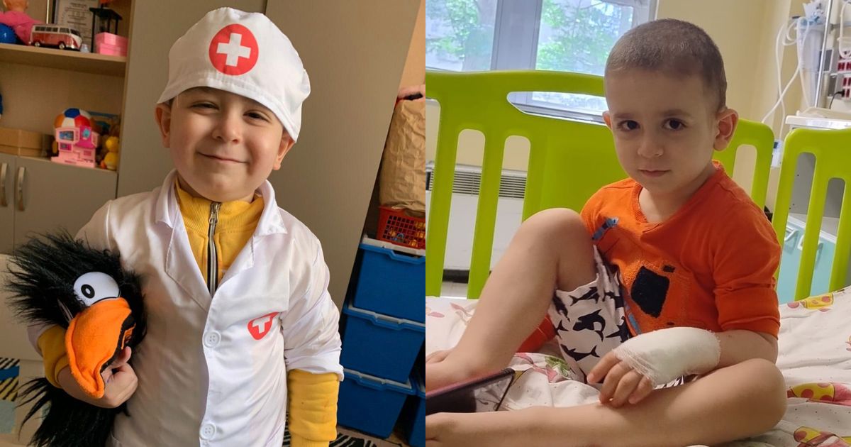 La doar 4 ani, un băiețel se luptă să trăiască după ce a fost diagnosticat cu cancer! Mama ...