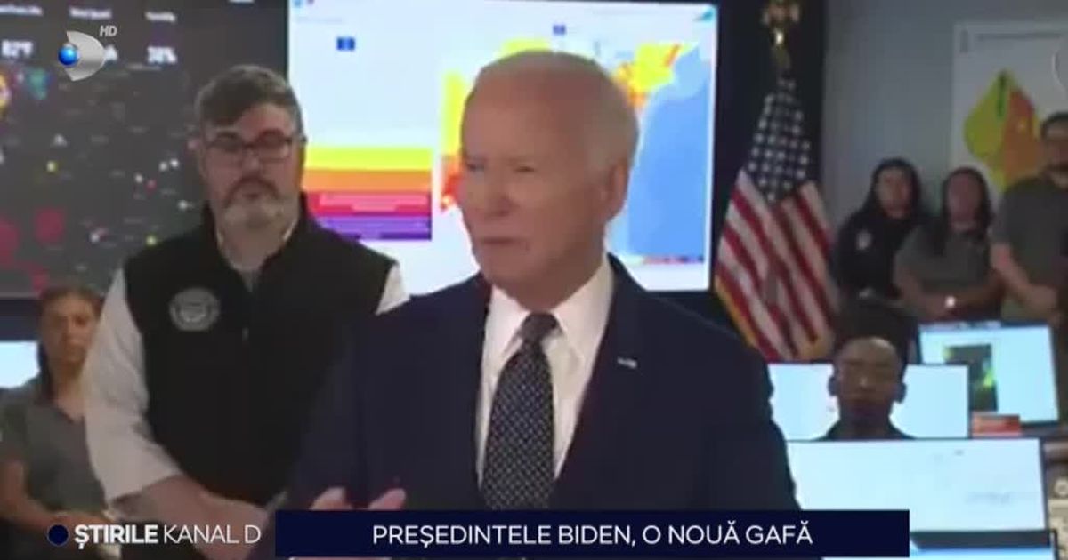 VIDEO Președintele Joe Biden, o nouă gafă. Ce a putut spune acum public ...