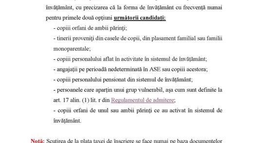 Admitere ASE 2024: La ce facultăți se intră fără examen? - Stirile Kanal D