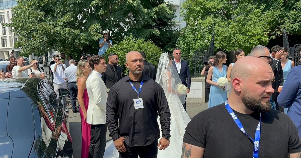 Imagini senzaționale de la nunta lui Ianis Hagi cu Elena. Momentul ...