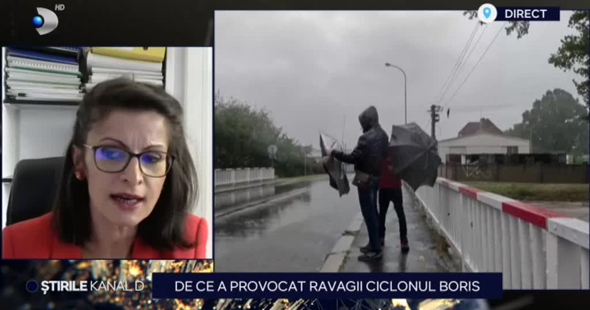 VIDEO De ce a provocat ravagii ciclonul Boris în România - Stirile Kanal D