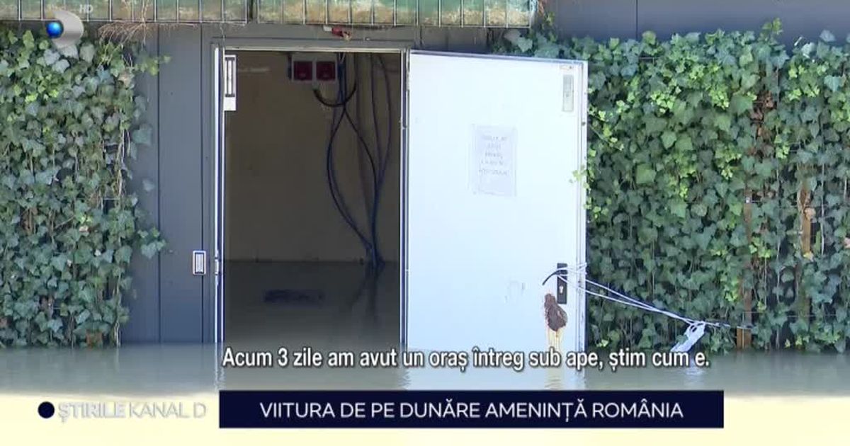VIDEO România, amenințată de viitura catastrofală de pe Dunăre. La ...