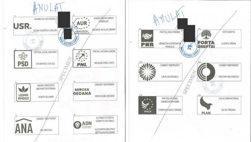 Cum arată buletinul de vot pentru alegerile prezidențiale 2024 și unde ...