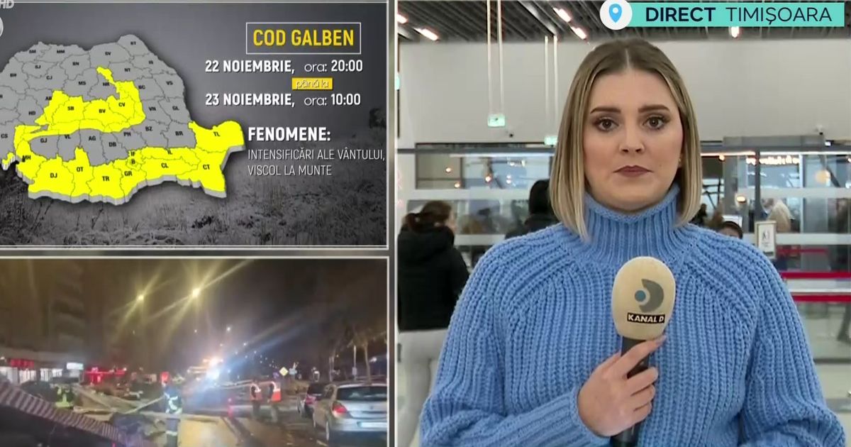 VIDEO Vântul face pagube în județul Timiș - Stirile Kanal D