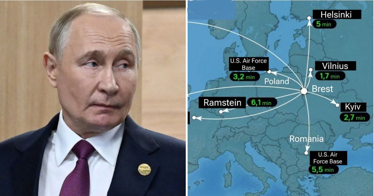 Harta țintelor lui Putin: în câte minute pot lovi Europa rachetele ...