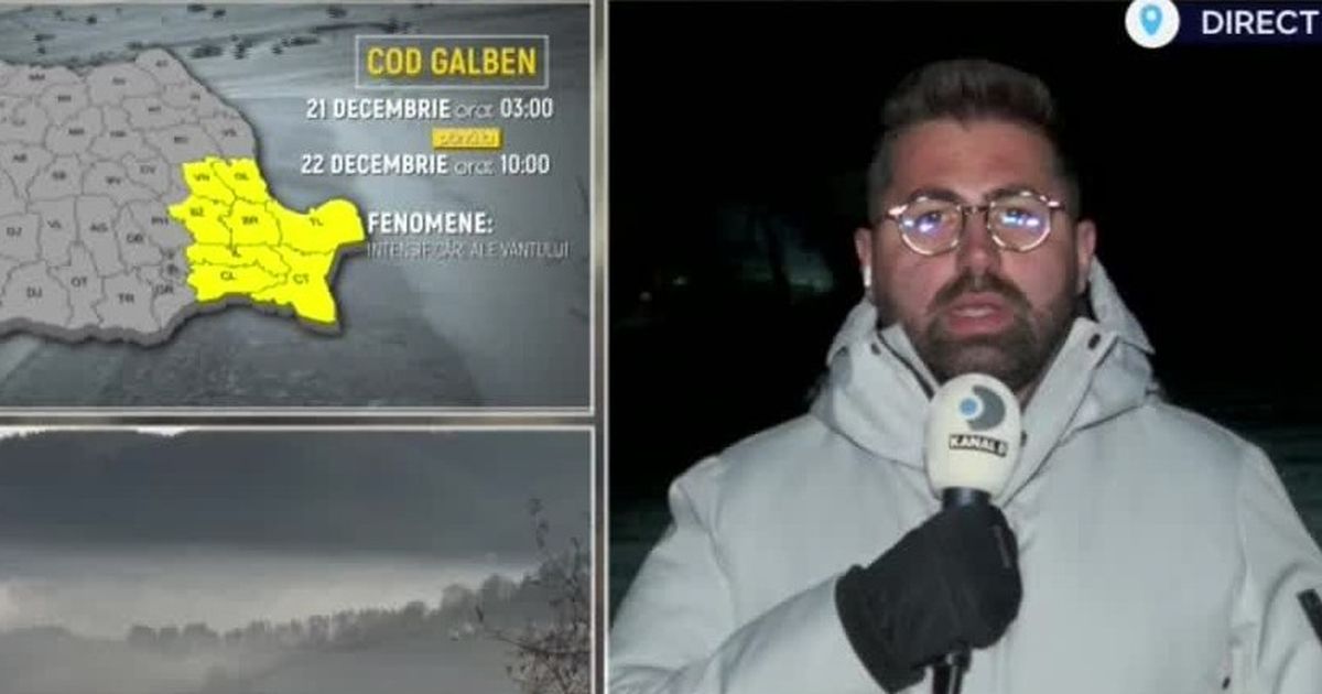 VIDEO Inversiunea termică, un fenomen meteo foarte rar, e urmată de Cod ...