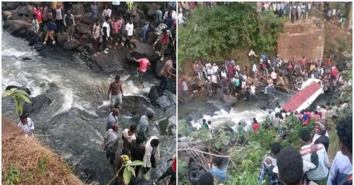 Un camion plin cu nuntași a căzut într-un râu: cel puțin 71 de morți ...