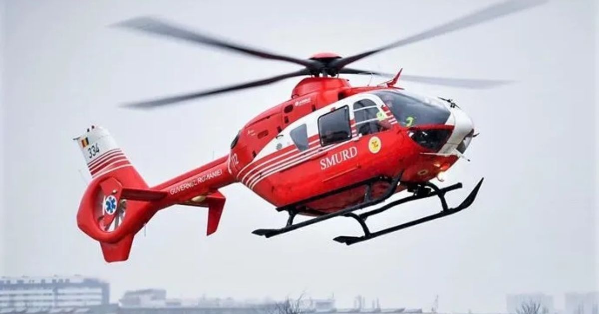 Elicopter SMURD, intervenție de urgență pe DN1, la Balotești. Un ...