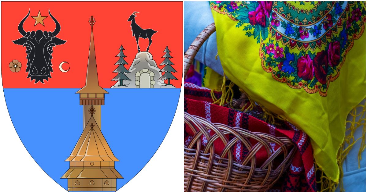 Ce semnificație are stema județului Maramureș: Se compune dintr-un scut ...