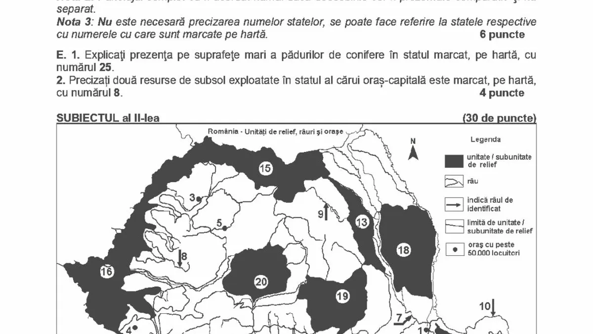Subiecte simulare BAC 2025: Fizică, Chimie, Biologie, Informatică ...