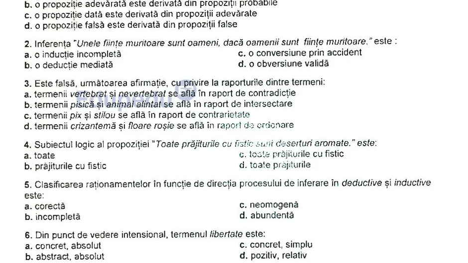 Subiecte simulare BAC 2025: Fizică, Chimie, Biologie, Informatică ...