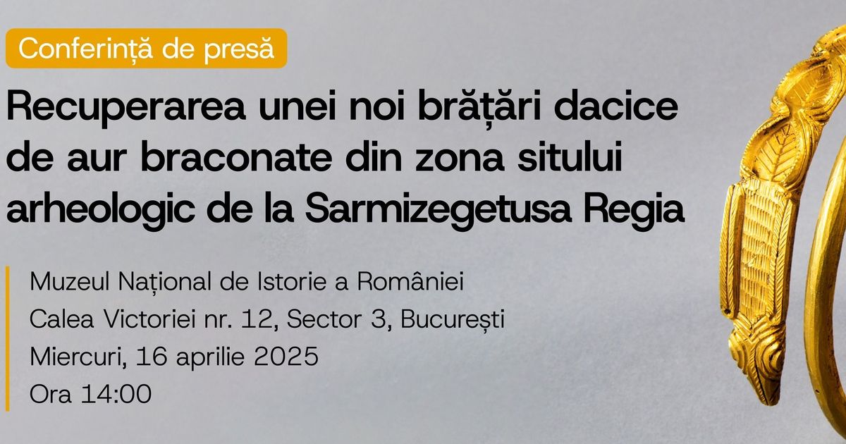 Muzeul Național de Istorie a României, conferință de presă dedicată ...