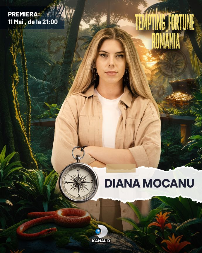 Concurenți Tempting Fortune România: Cine este Diana Mocanu? „Îmi place ideea de a mă afla ...