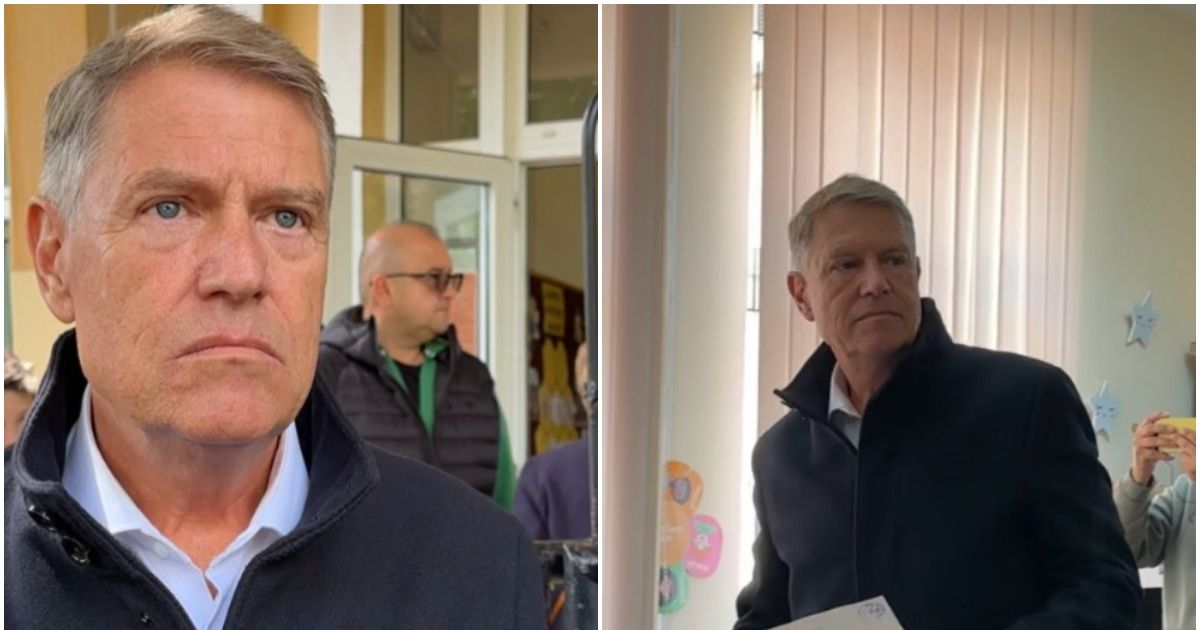 VIDEO Klaus Iohannis, la vot împreună cu soția. „Locul României e clar ...
