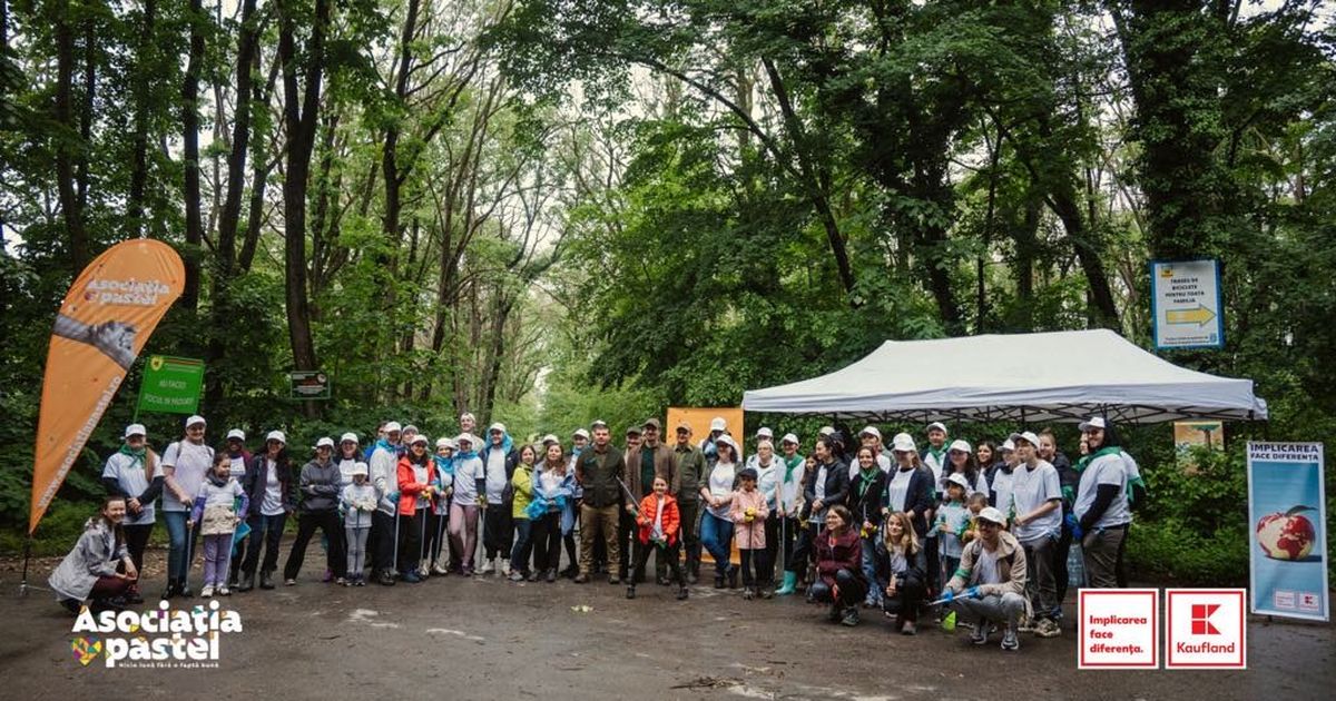 70 de voluntari au ieșit la curățenie în Pădurea Pustnicu: o inițiativă ...
