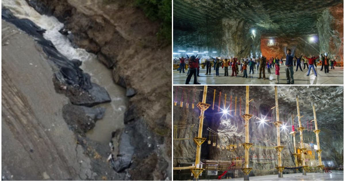 Salina Praid în imagini: Cum arăta înainte de inundații - Stirile Kanal D