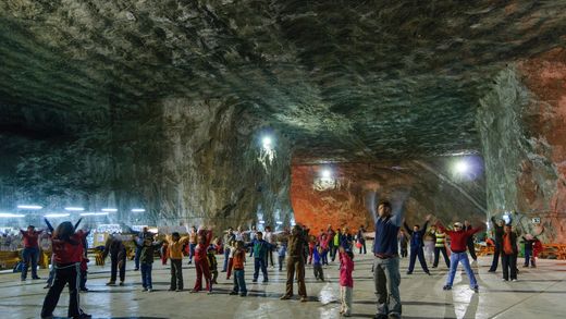 Salina Praid în imagini: Cum arăta înainte de inundații - Stirile Kanal D