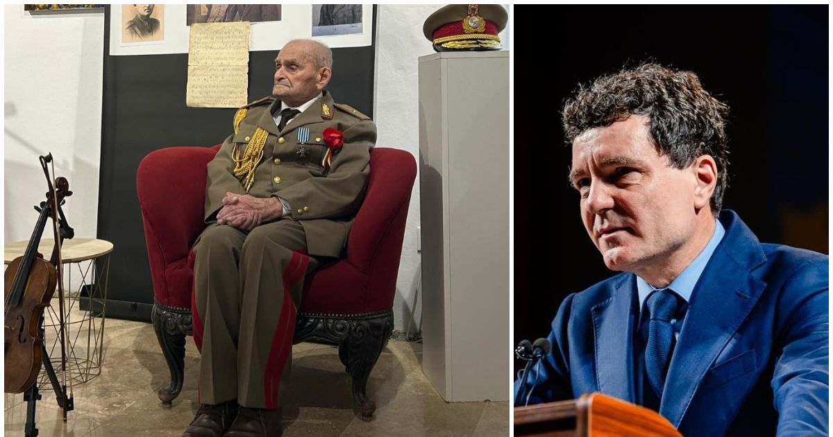 Veteranul de război Iosif Rus, în vârstă de 110 ani, ridicat la grad de ...