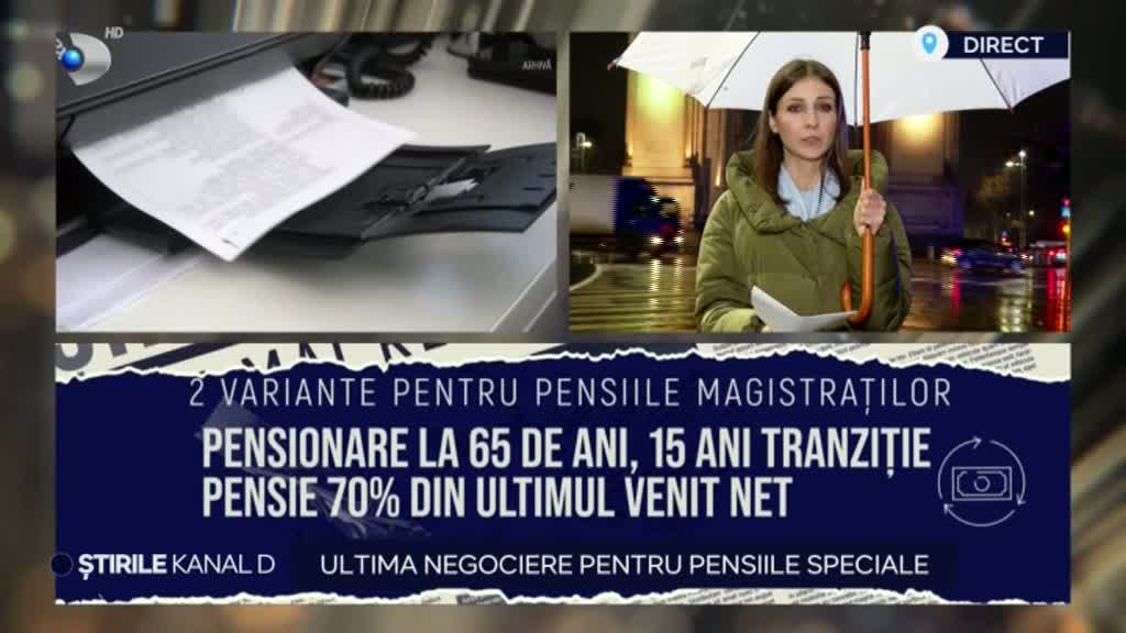 VIDEO Ultima negociere pentru pensiile speciale. Decizia finală a Guvernului - Stirile Kanal D
