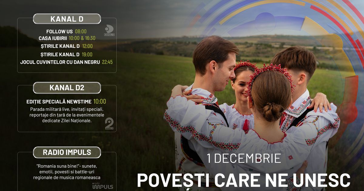 De Ziua Natională sărbătorim cu poveşti care ne unesc. Ediții speciale ...