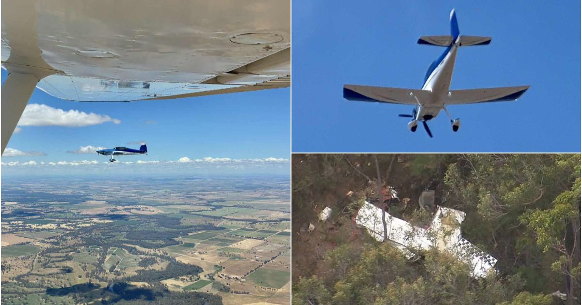 Două avioane s-au ciocnit în aer. Unul dintre ele s-a redresat și a ...
