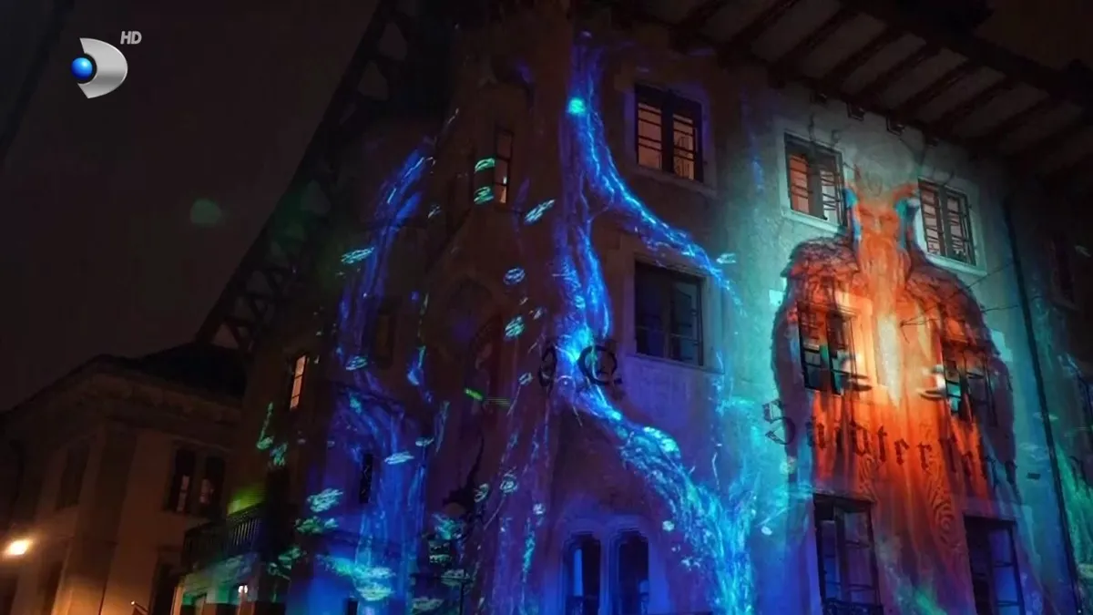VIDEO Festivalul Luminilor din Elveția, spectacol imersiv - Stirile Kanal D