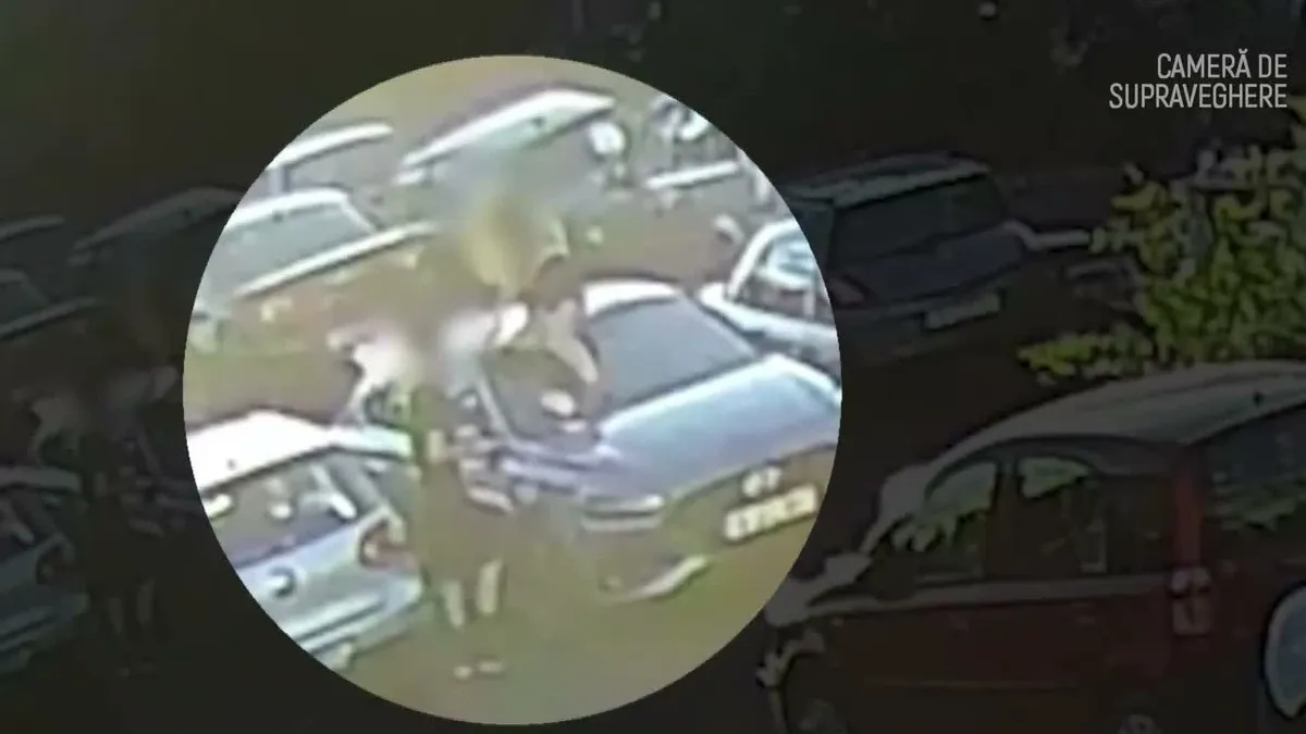 VIDEO Adolescenții vandalizează mașini într-un spațiu administrat de ...