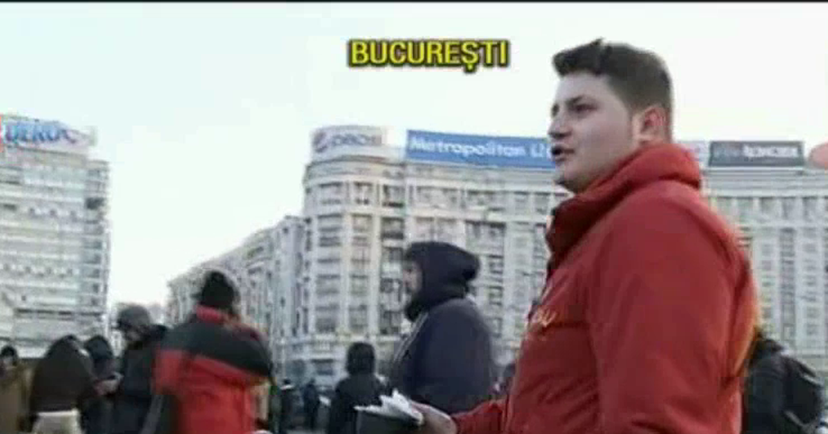 Romanii si-au aratat solidaritatea la protest. Au pregatit mancare si ...