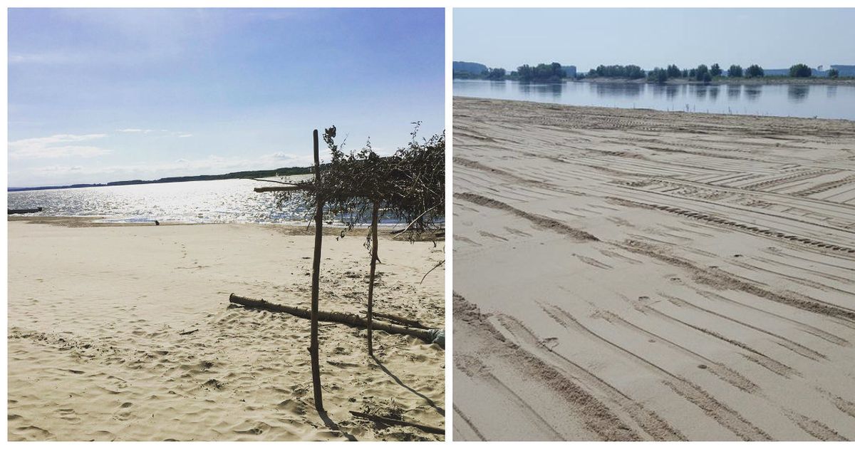 Plaja de la Dunare care rivalizeaza cu oferta de pe Litoral. La Corabia ...