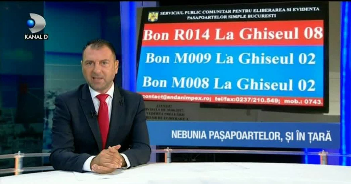 VIDEO: Din haos la pasapoarte! Oamenii au stat ore in sir la cozi ...