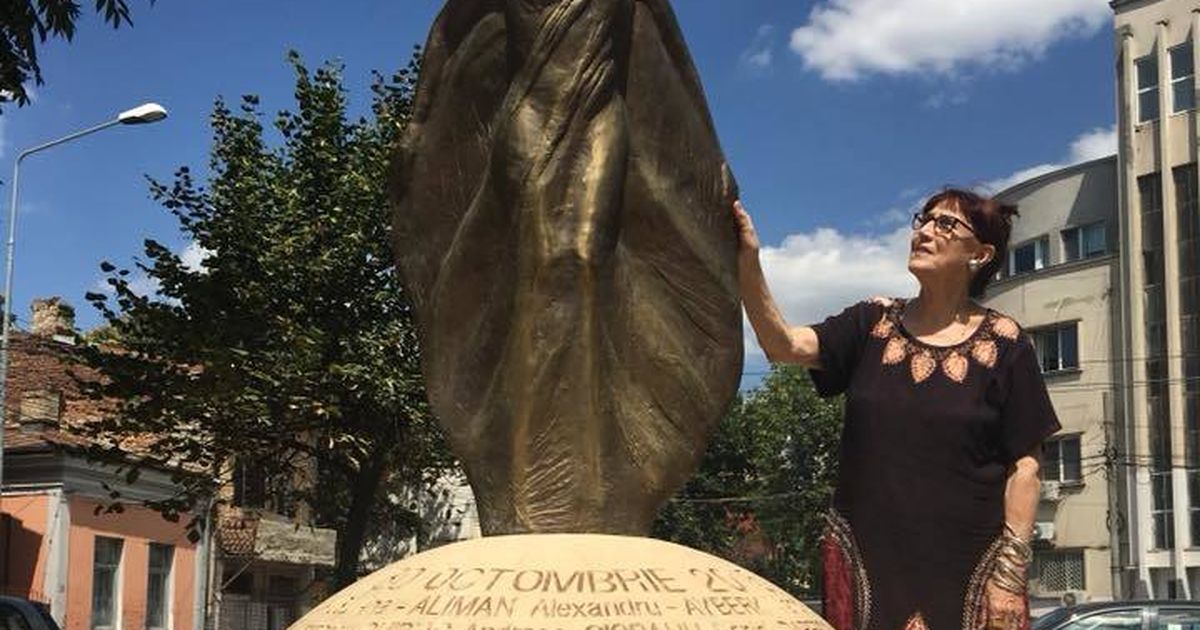 Elena Surdu Stanescu, artista care a realizat monumentul dedicat dramei ...