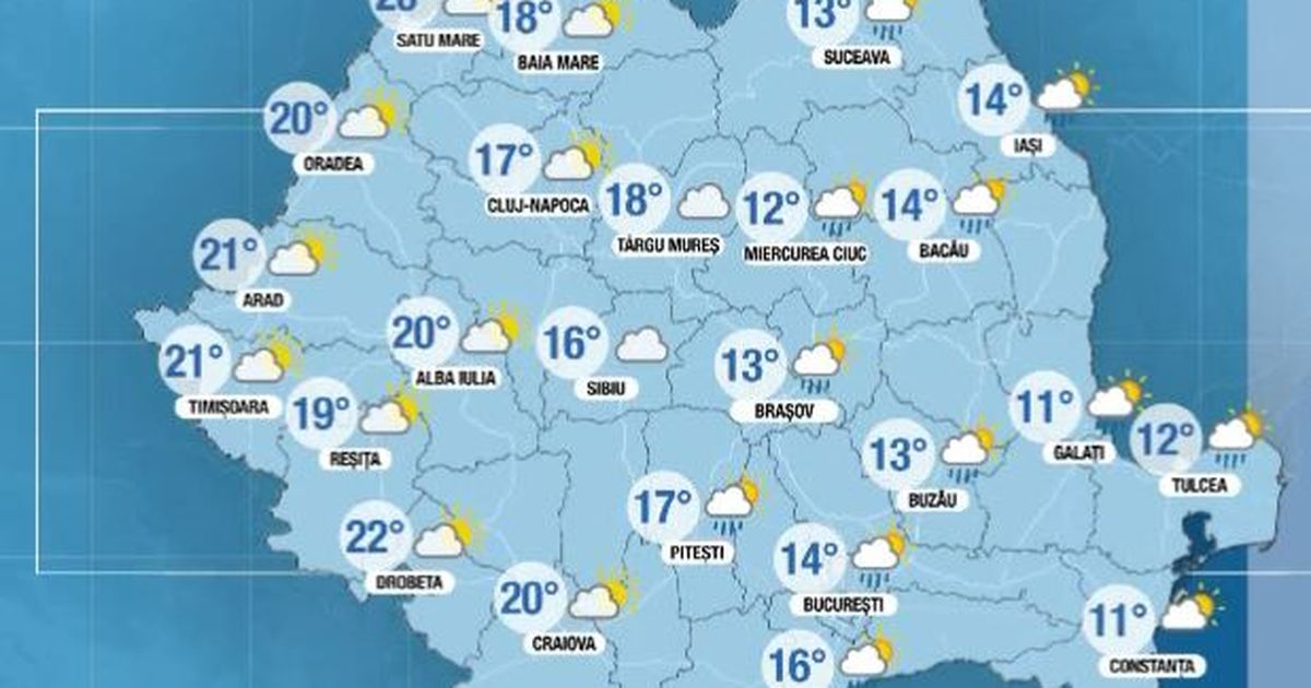 Prognoza meteo. Vremea la inceput de saptamana - Stirile Kanal D