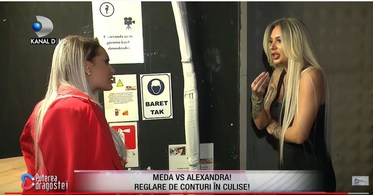 Meda a părăsit platoul emisunii Puterea Dragostei după ce a detonat ...