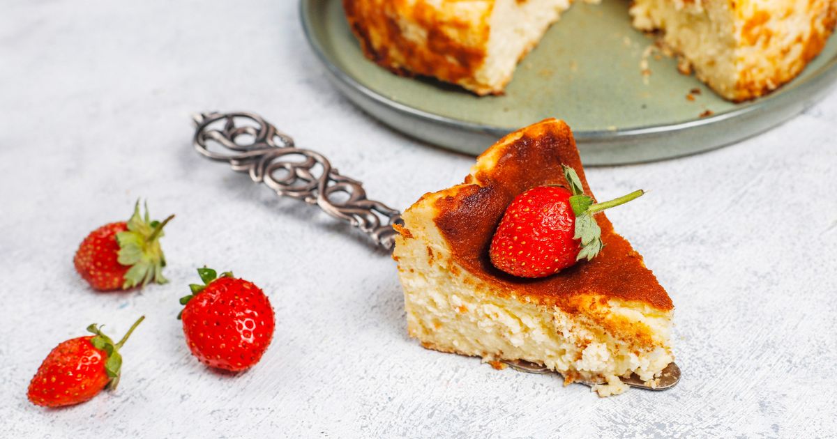 Rețetă delicioasă de cheesecake San Sebastian. „Provine din Spania și ...