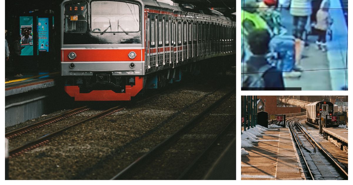 VIDEO O femeie din America a împins o fetiță de 3 ani pe șinele de tren ...