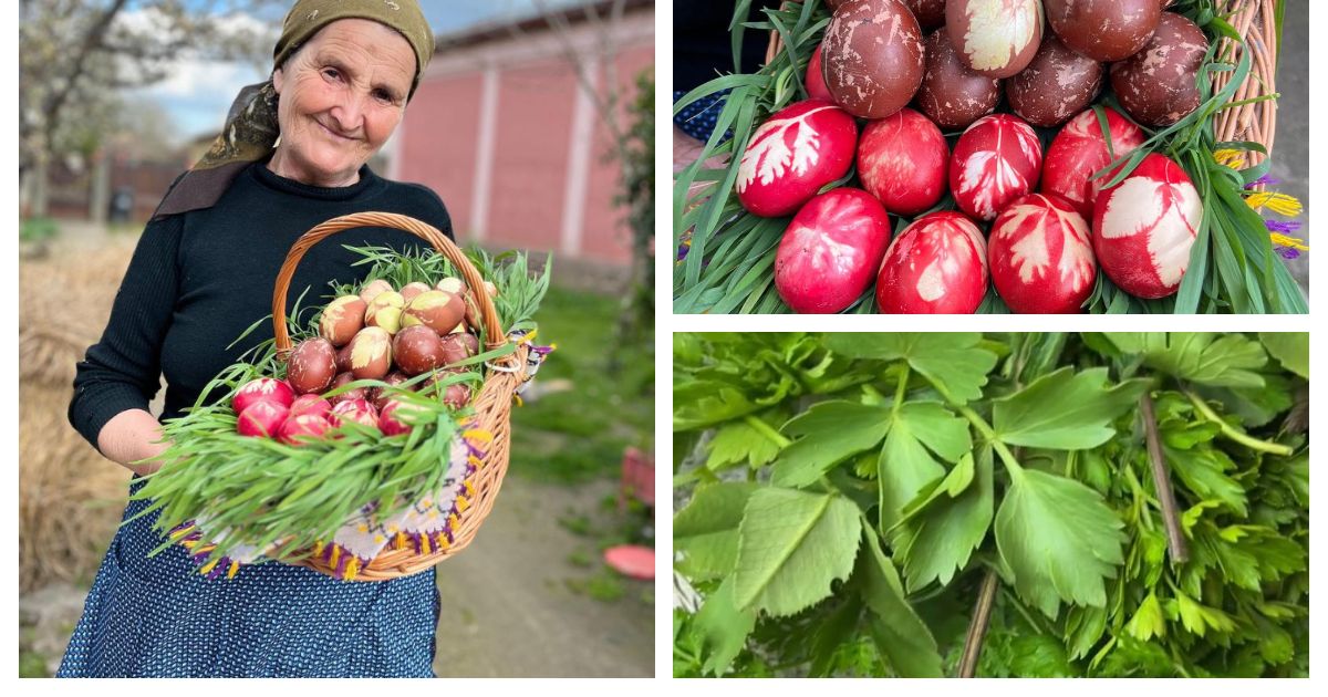 Cum înroșește ouăle de Paște, celebra bunică Gherghina de pe TikTok ...