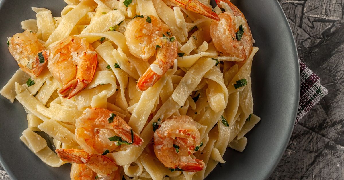 Tagliatelle cu creveți și pătrunjel. O adevarată delicatesă! - KFetele