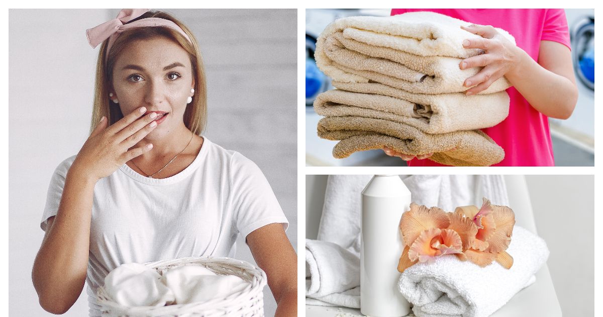 Cum să scapi de petele de pe prosoape fără să le speli! Trucul pe care ...