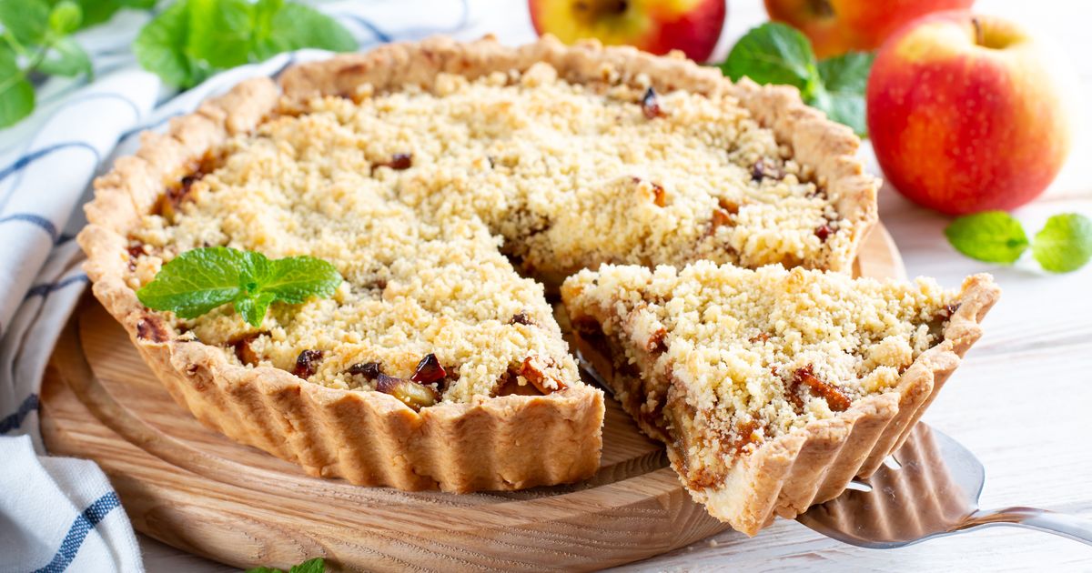 Tartă crumble cu mere. Cum să creezi acasă un desert cu mere care ...