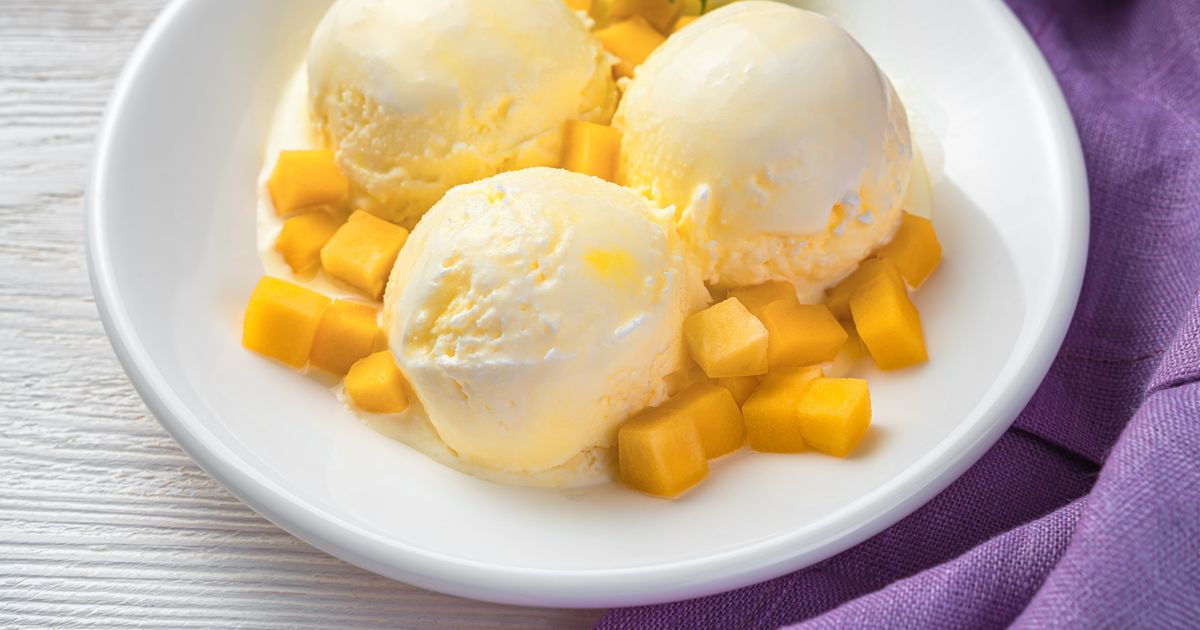 Înghețată de mango. Un gust fresh, pentru o zi toridă de vară! - KFetele