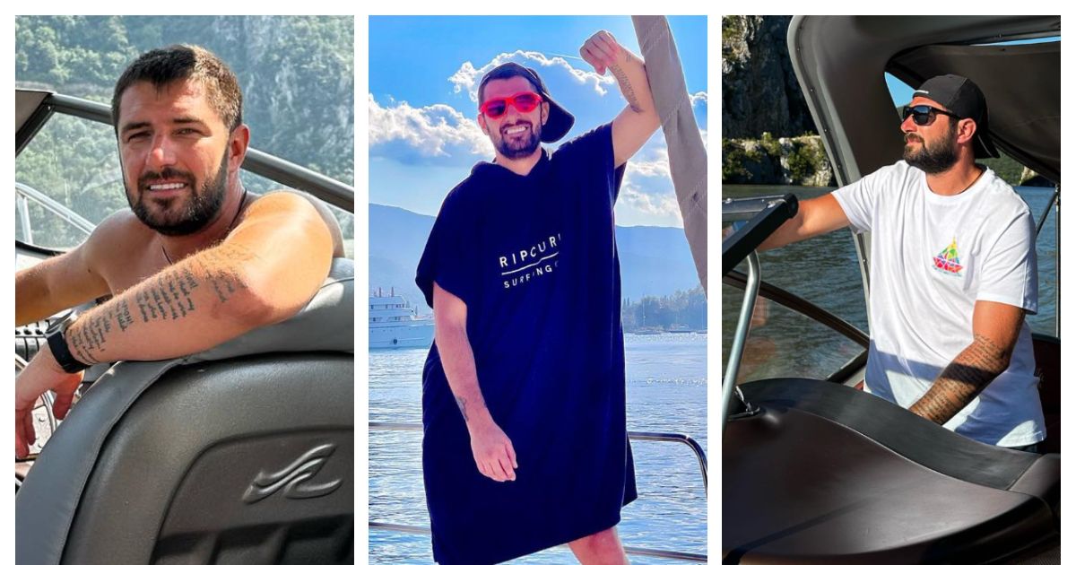 Cătălin Cazacu, sărut pasional cu o blondă focoasă la malul mării! Cine este noua cucerire a ...