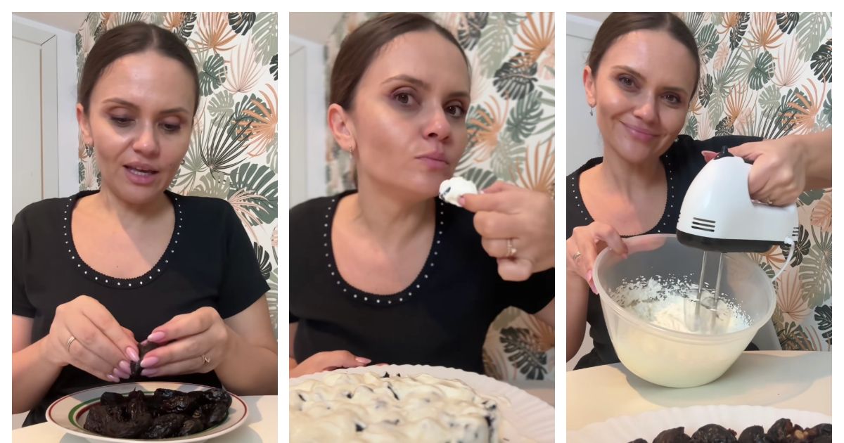 „Este un desert rapid, ușor de făcut și gustos. Prunele sunt foarte ...