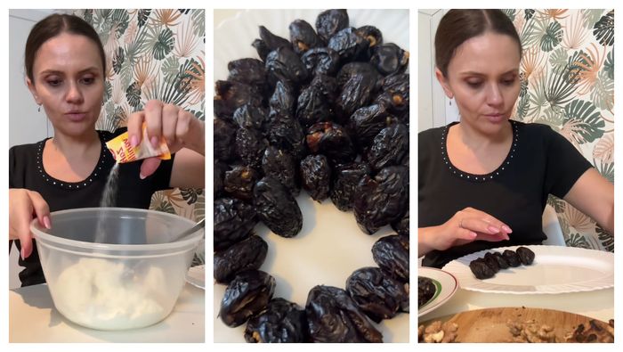 „Este un desert rapid, ușor de făcut și gustos. Prunele sunt foarte ...