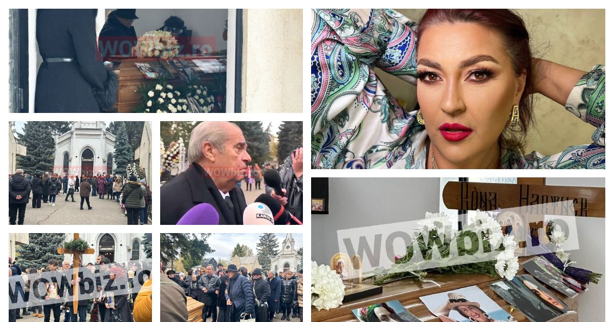 FOTO înmormântare Rona Hartner. „Rona mi-a spus să mă ocup. Așa cum purta ea, cum îi plăcea ei ...