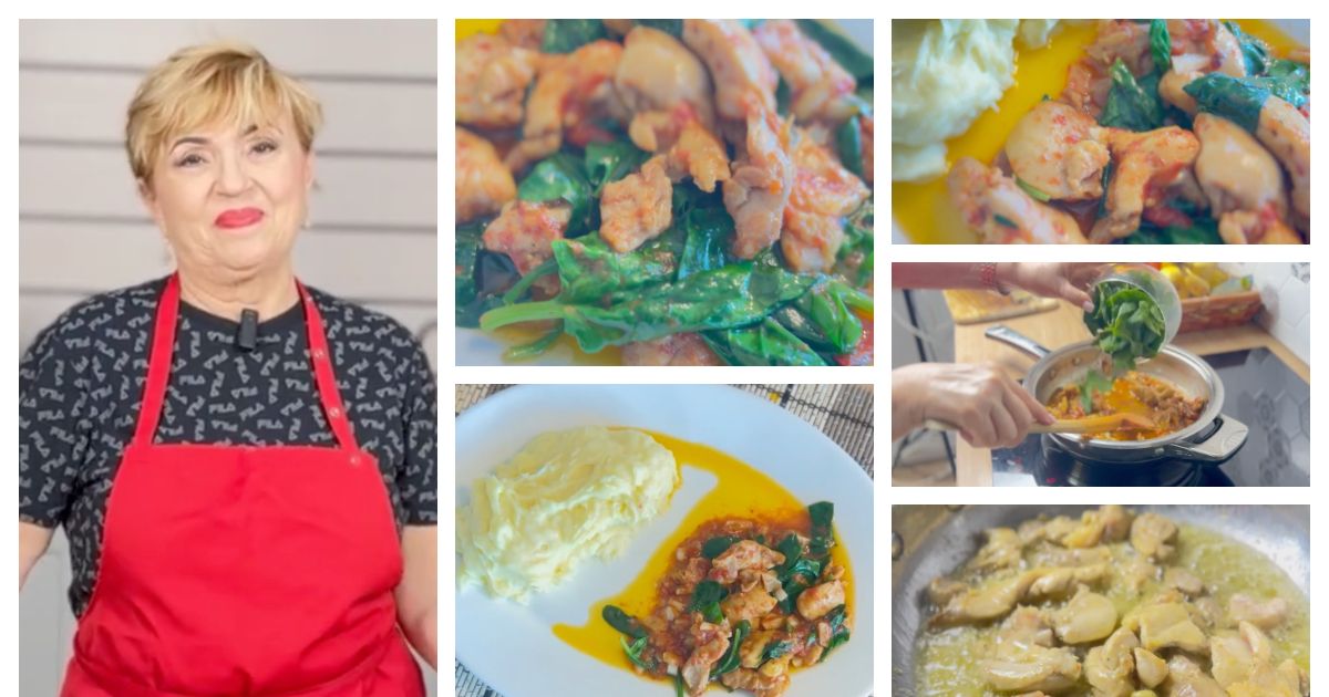 „Gustos și arată foarte bine!” Rețeta puiului gratinat cu baby spanac a ...