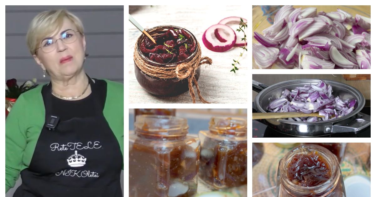 „Dulceața de ceapă roșie are un gust interesant! Dulce, puțin sărat ...