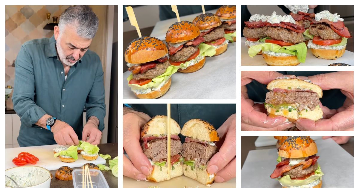Rețeta de mini burgeri de vită a lui chef Joseph Hadad și secretele ...