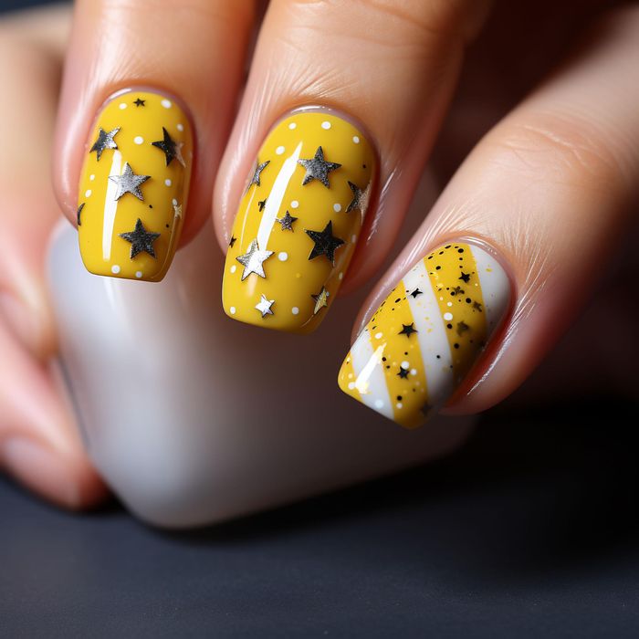7 modele de unghii galbene, pentru sezonul de primăvară - KFetele