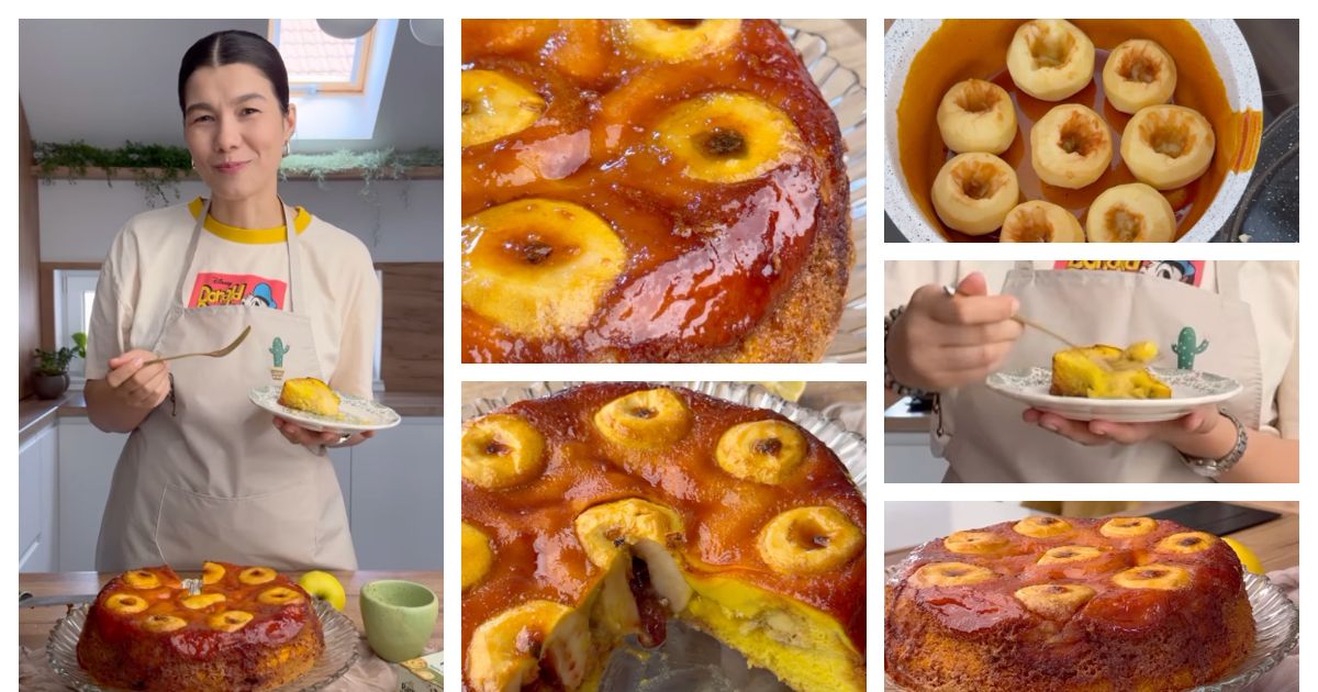 Tort cu mere, rețeta delicioasă a Ilenei Sterp. “Este om în lista mea ...